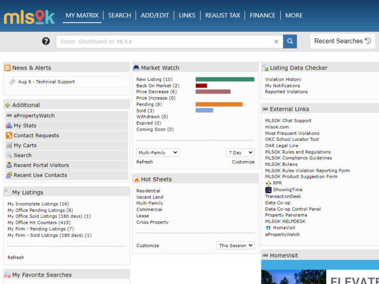 OKCMAR & MLSOK Updates – OKCMAR