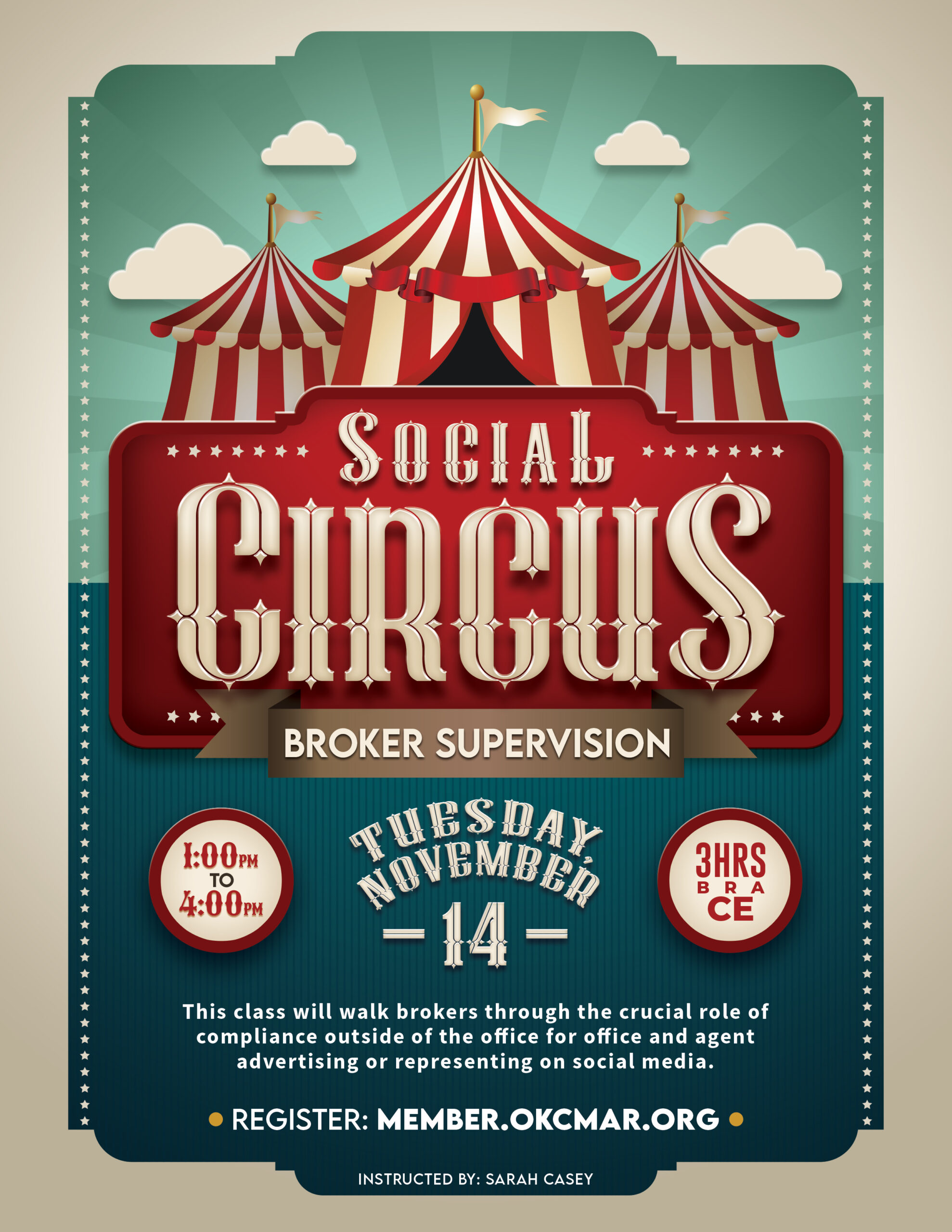 CE: Social Circus – Broker Supervision – OKCMAR